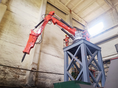 Fixed Type Pedestal Rock Breaker - Buy rock breaker, pedestal rock ...