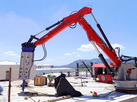 Stationary Type Rockbreaker Boom System - Buy boom system, rockbreaker ...