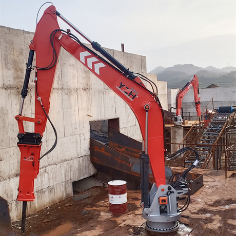 Stationary Hydraulic Boom System - Buy Boom System, Hydraulic boom ...