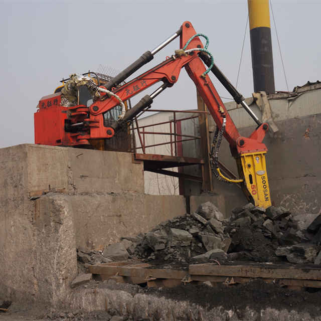 Stationary Rock Breaker System for Underground or Opencast Grizzly ...