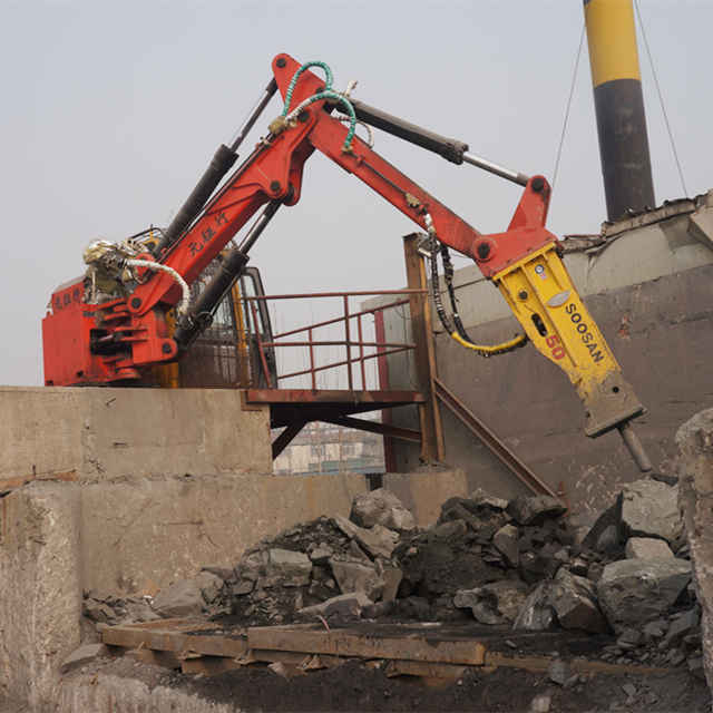 Stationary Rock Breaker System for Underground or Opencast Grizzly ...